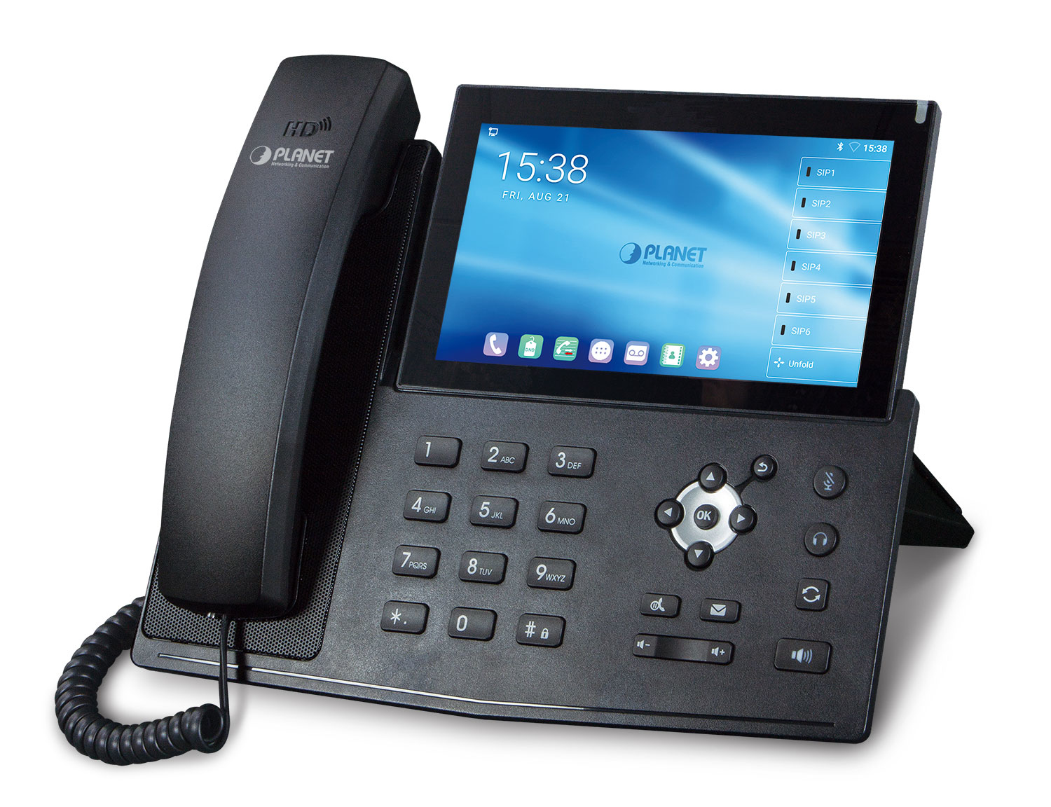 PLANET High Definition Touch Color IP conference phone () (ICF-1900)
